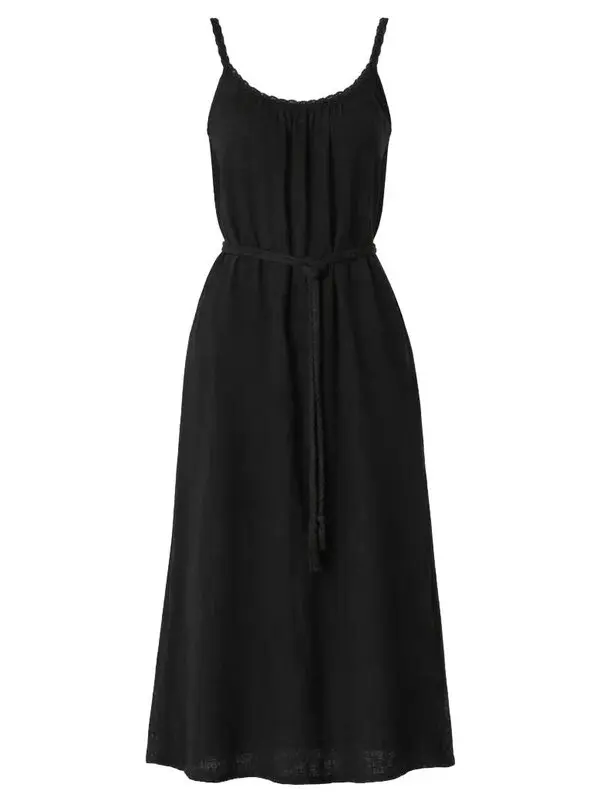 Xirena Braided-strap Midi Dress - Black