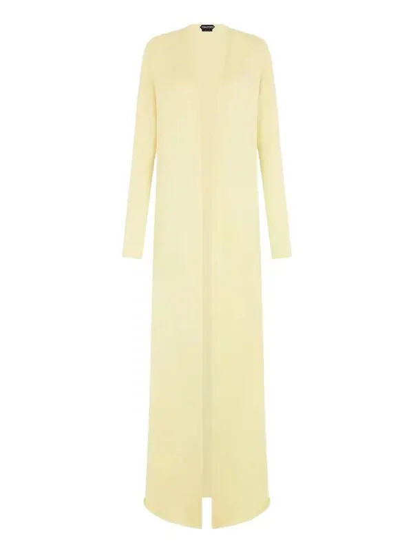 TOM FORD Longline Cardigan - Yellow