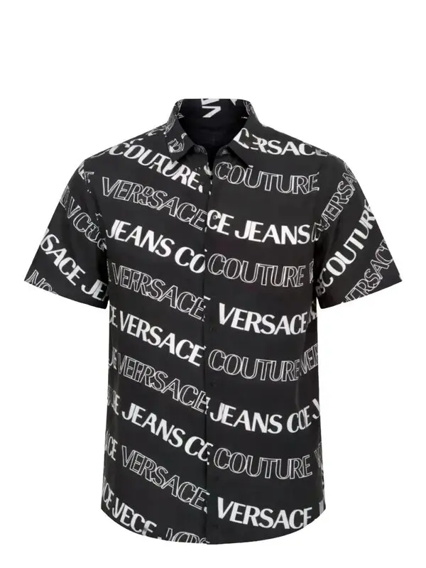 Versace Patterned Shirt - Black