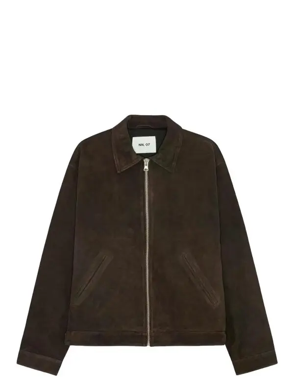 Nn07 Petrus Suede Jacket - Brown