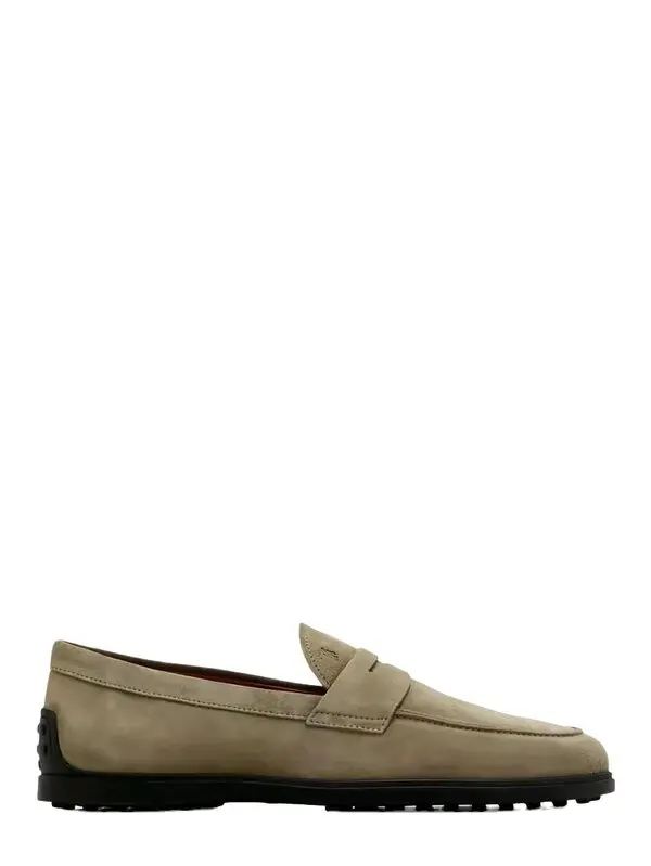 TOD'S Suede Loafers - Neutrals