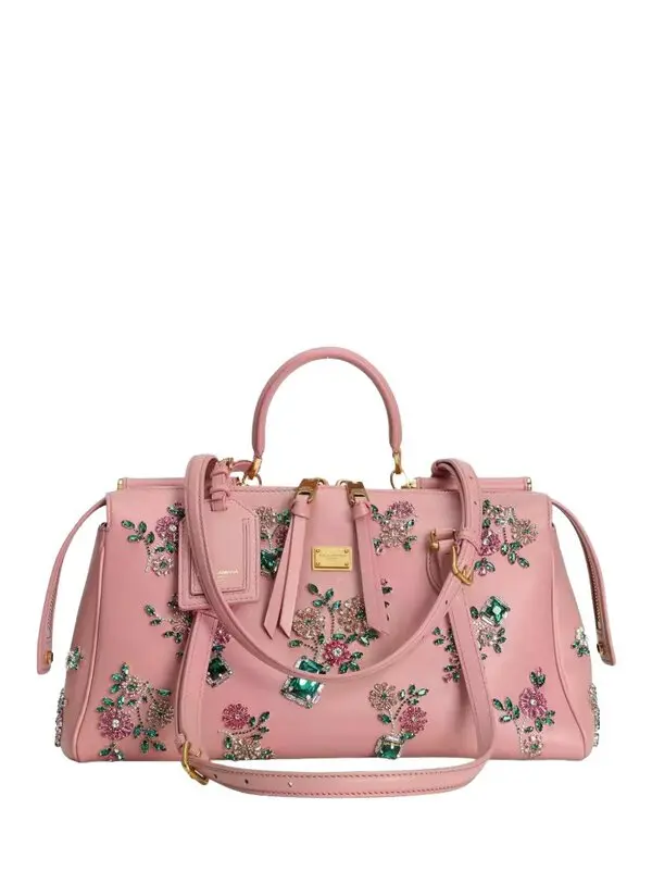 Dolce & Gabbana Medium Leather Handbag - Pink