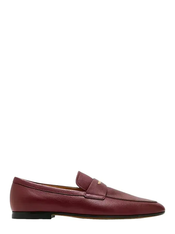 TOD'S Plaque-detail Loafers - Red