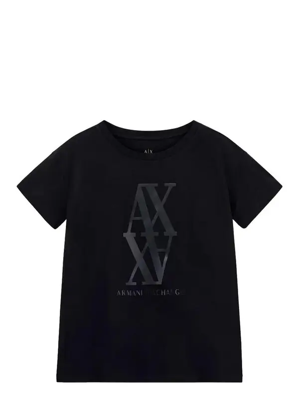 Armani Exchange Logo-print T-shirt - Black