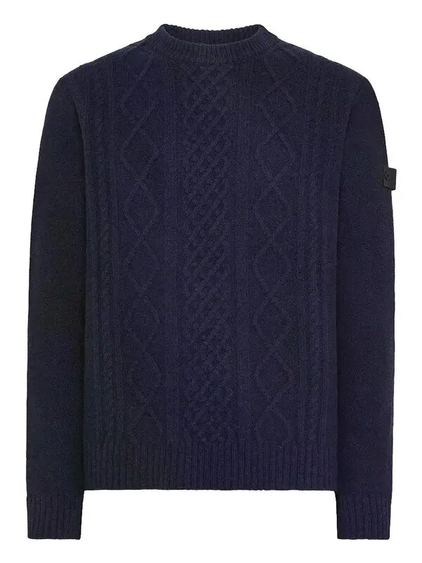 Peuterey Cable-knit Sweater - Blue