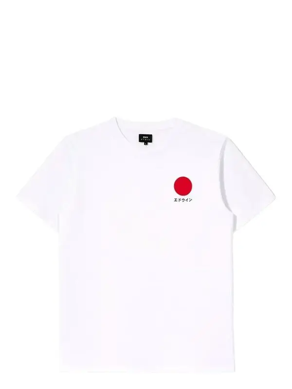Edwin Japanese Sun Round-neck T-shirt - White