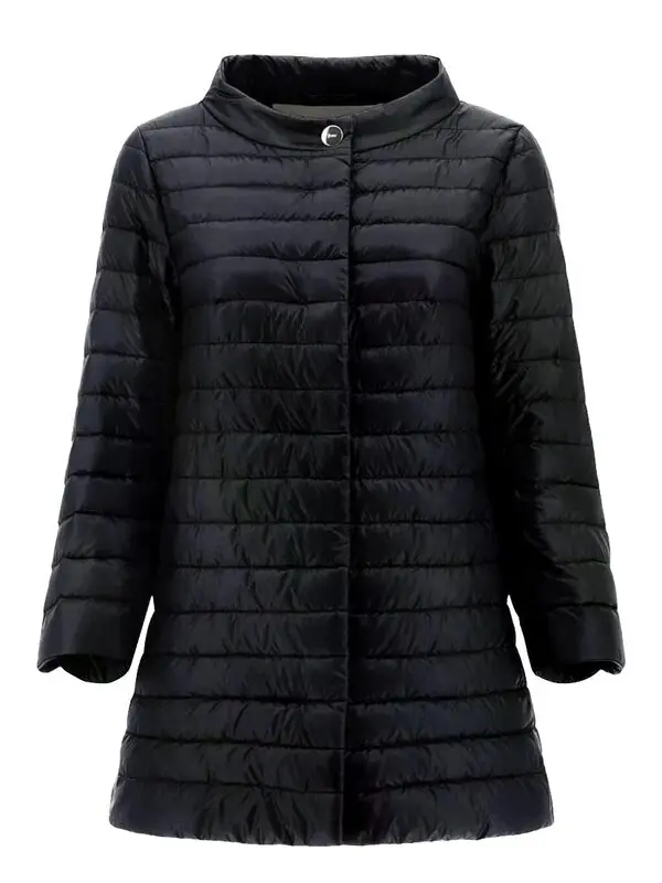 Herno Rossella Quilted Coat - Black