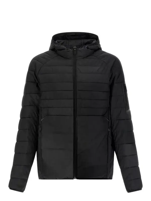 BOSS Quilted Hooded Down Jacket - Black