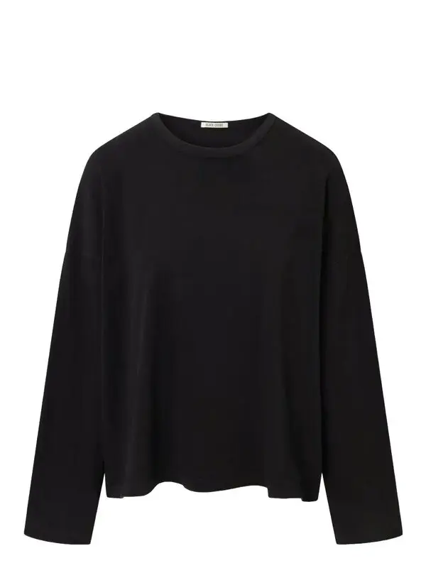 Black Crane Long-sleeve T-shirt - Black