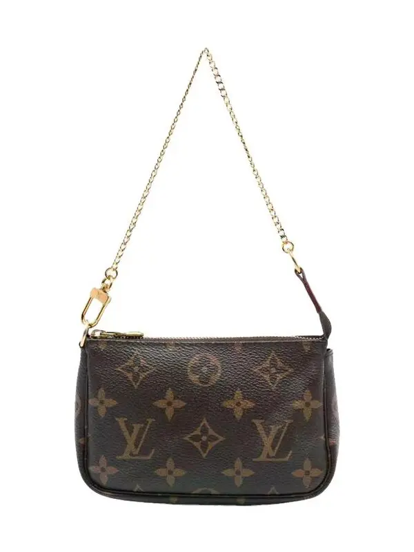 LOUIS VUITTON 2019 Monogram Mini Pochette Accessoires - Brown