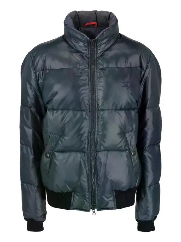 FAY Zip-up Puffer Jacket - Blue