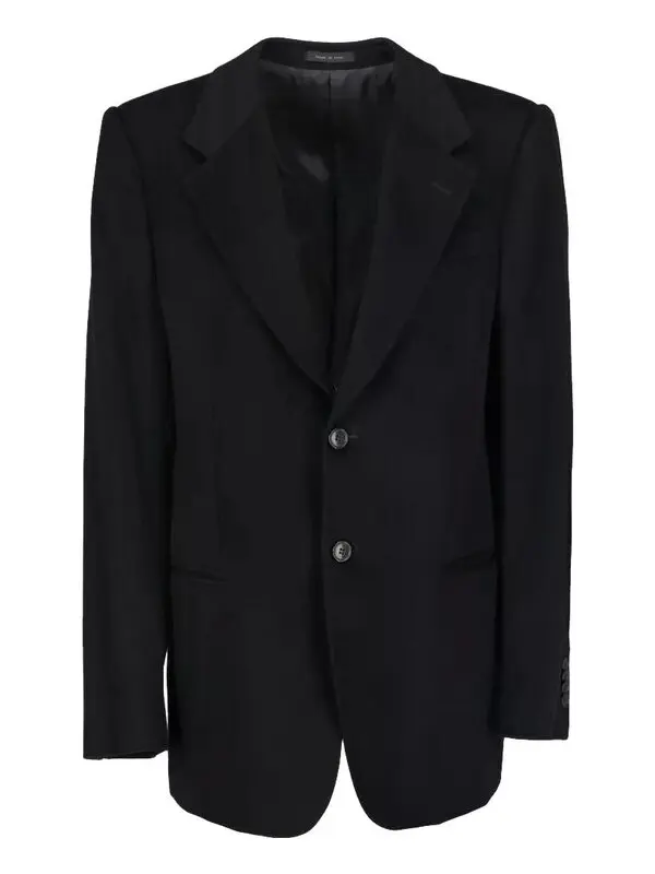Emporio Armani Single-breasted Blazer - Black