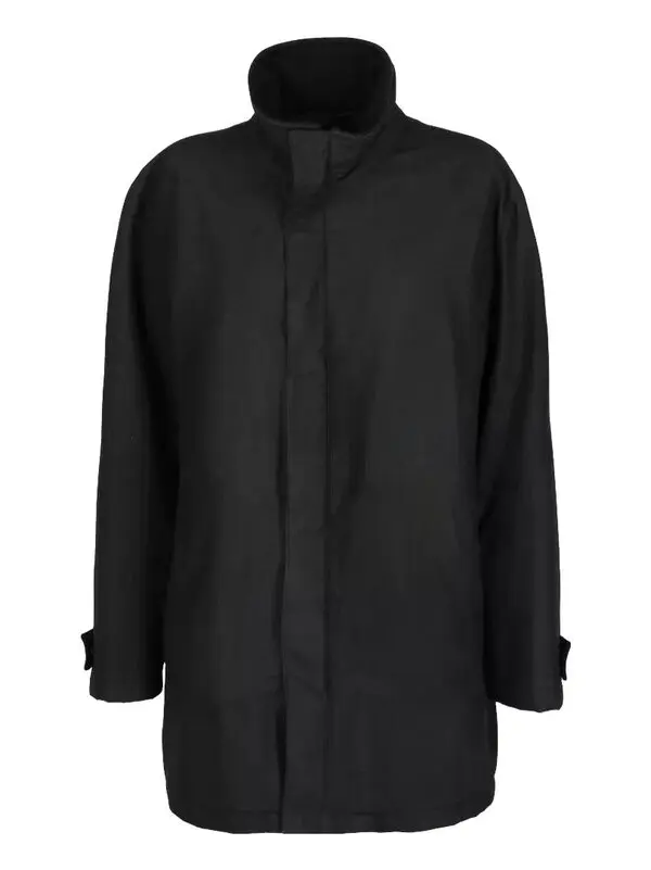 Corneliani Single-breasted Coat - Black