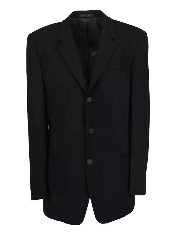 Emporio Armani Wool Blazer - Black
