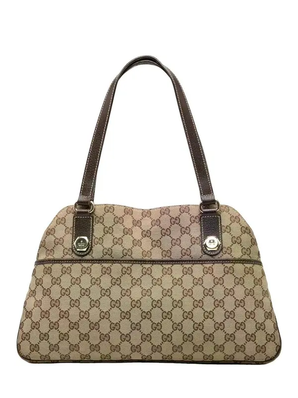 Gucci Gg Canvas Charmy Shoulder Bag - Brown