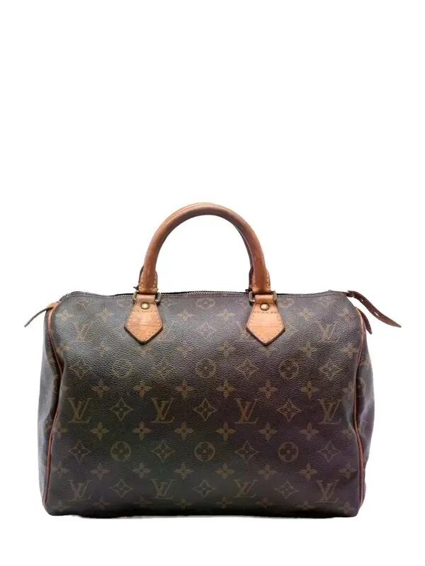 LOUIS VUITTON 2011 Monogram Speedy 30 Boston Bag - Brown