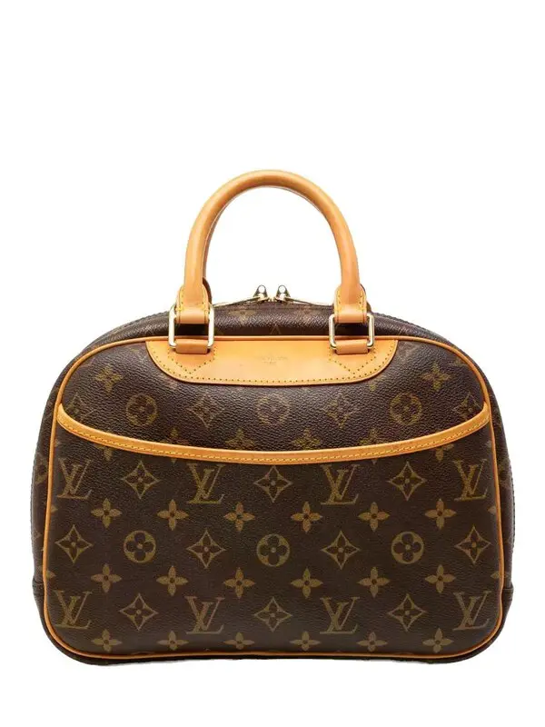 LOUIS VUITTON 2004 Monogram Trouville Handbag - Brown