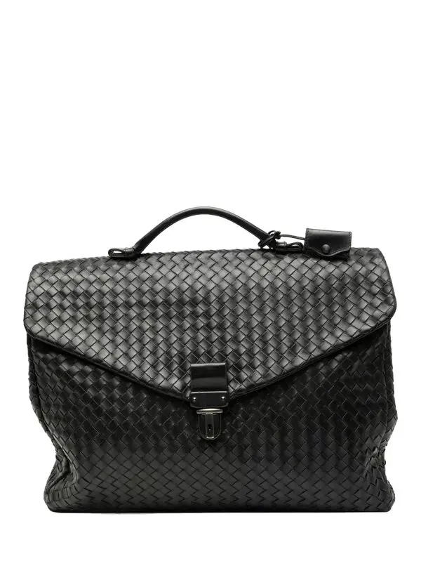 Bottega Veneta 2007 Nappa Intrecciato Briefcase - Black