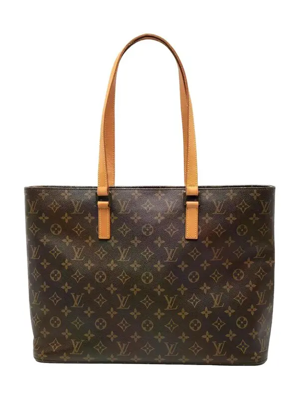 LOUIS VUITTON 2003 Monogram Luco Tote Bag - Brown