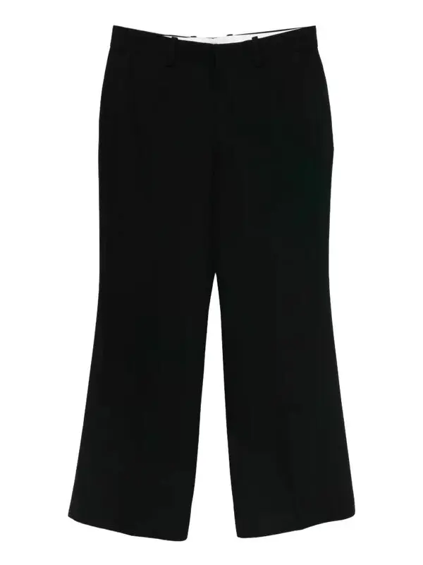TOTEME Kick Flared Trousers - Black