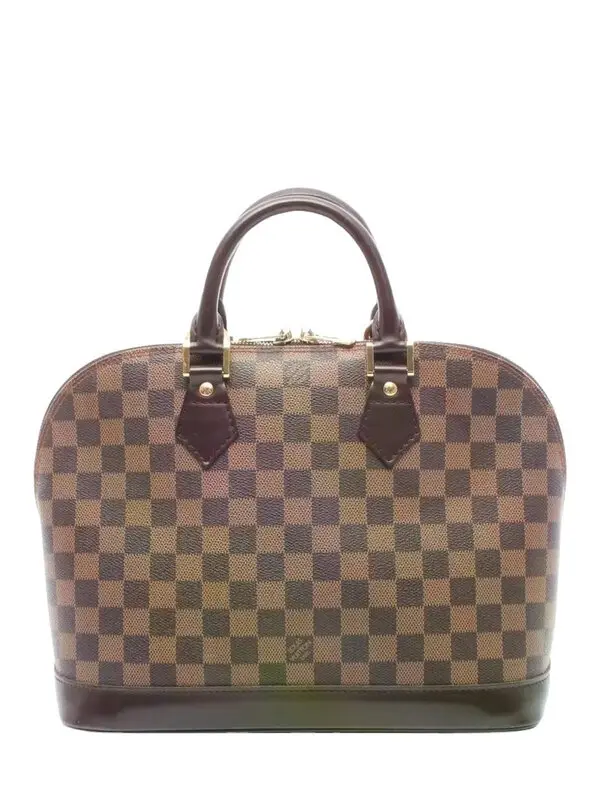 LOUIS VUITTON 2004 Damier Ebene Alma Mm Handbag - Brown