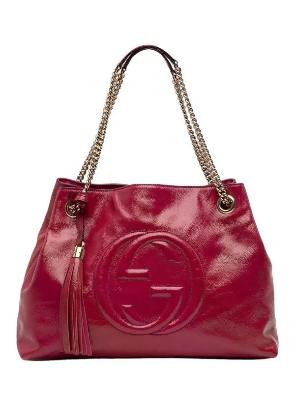 Gucci 2016-2026 Medium Soho Chain Tote Bag - Pink