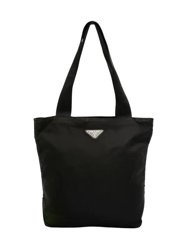 Prada 2000-2012 Tessuto Tote Bag - Black