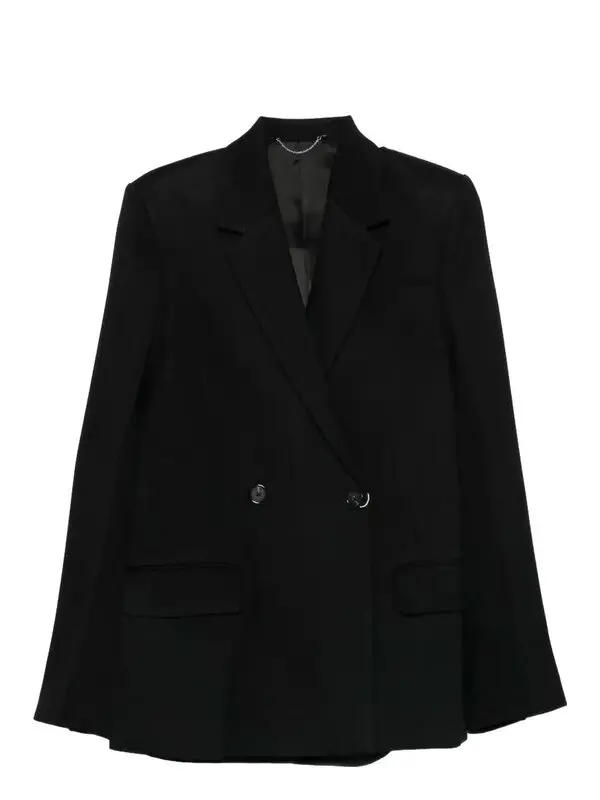 TOTEME Boxy Double-breasted Blazer - Black