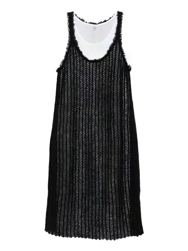 TOTEME Knit Tank Dress - Black