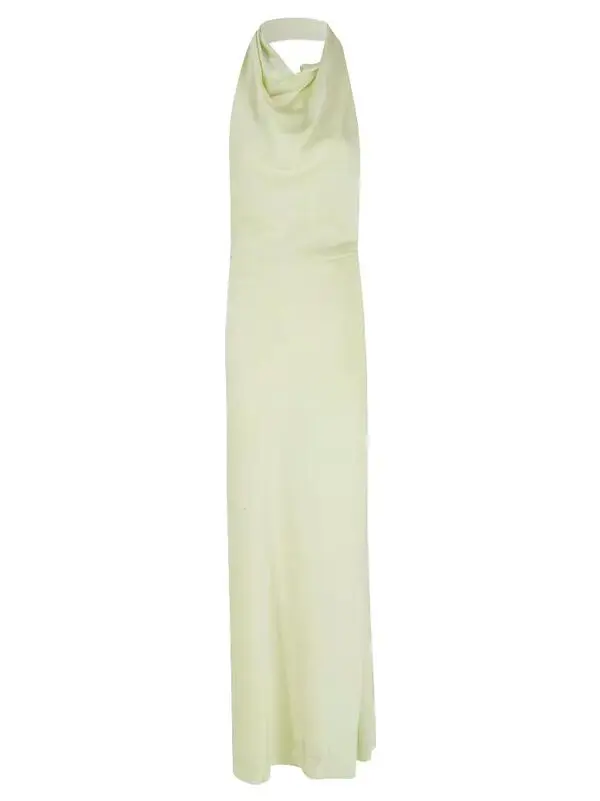 Simkhai Halterneck Cowl-neck Maxi Dress - Neutrals