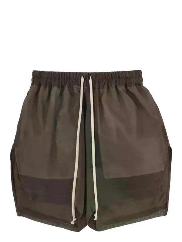 Rick Owens Drawstring-waist Shorts - Brown