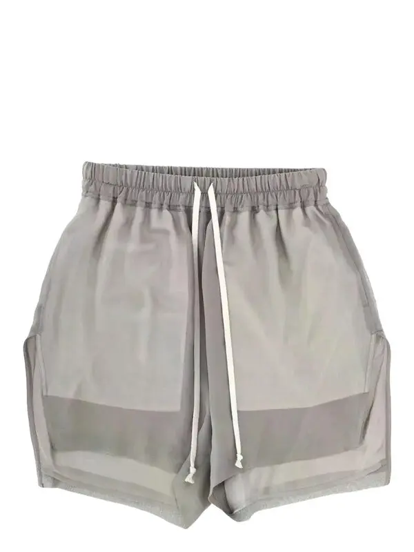 Rick Owens Boxers Drawstring-waist Shorts - Grey