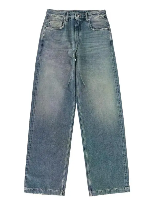 Rick Owens Geth Wide-leg Jeans - Blue
