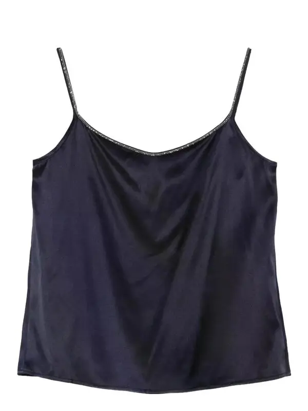PANICALE Spaghetti-strap Top - Blue
