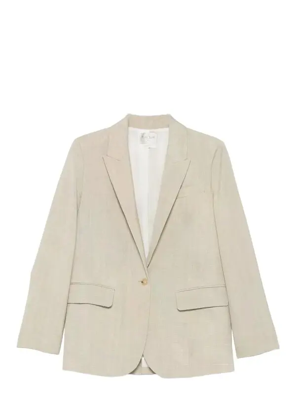 FORTE_FORTE Flap-pocket Blazer - Neutrals