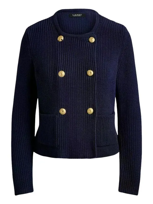 Ralph Lauren Double-breasted Cardigan - Blue
