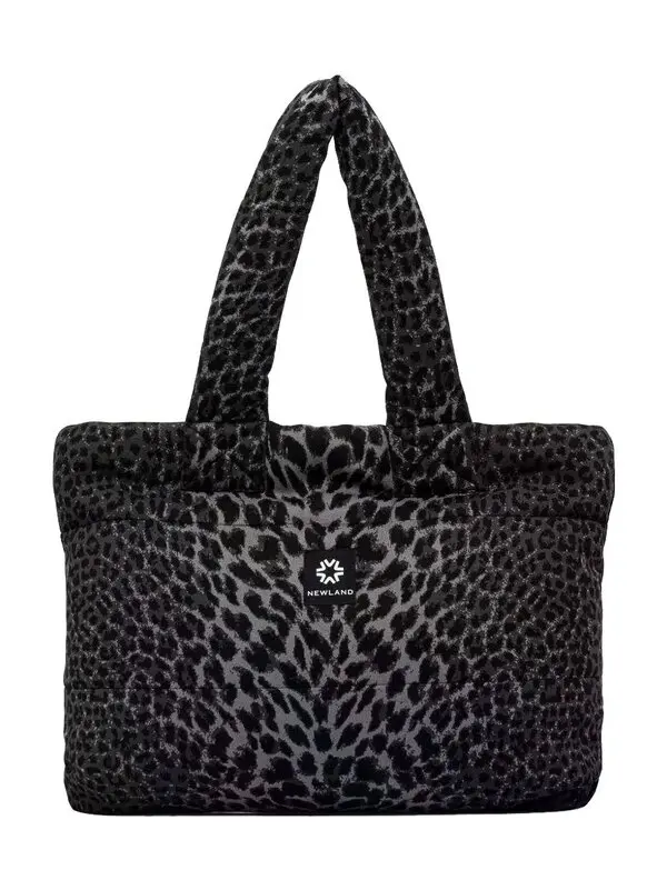 NEWLAND Animal-print Tote Bag - Black