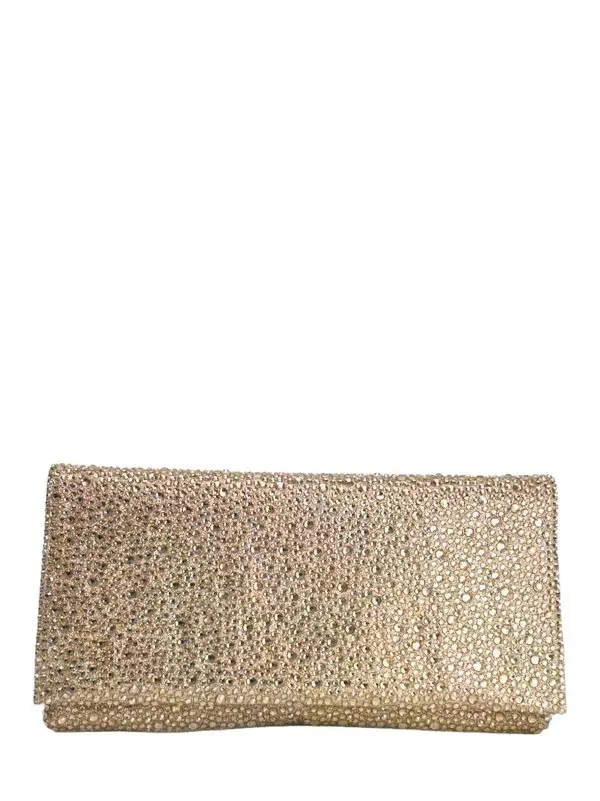 TWENTY FOURHAITCH Crystal-embellished Clutch - Gold