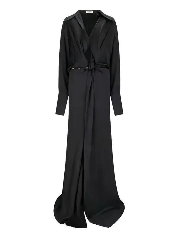 BATAKOVIC BELGRADE Knotted Silk Dress - Black