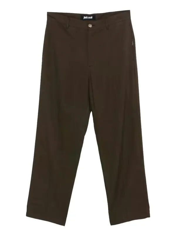 Just Cavalli Solid Trousers - Brown