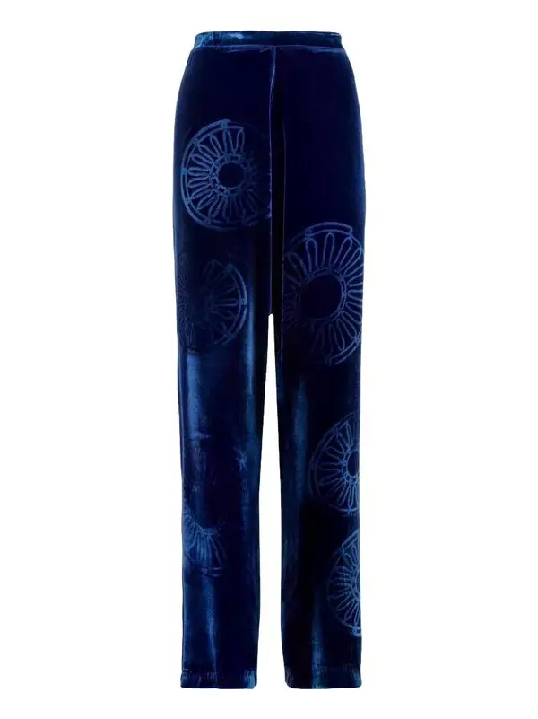 Themis Z Kyma Embossed Trousers - Blue