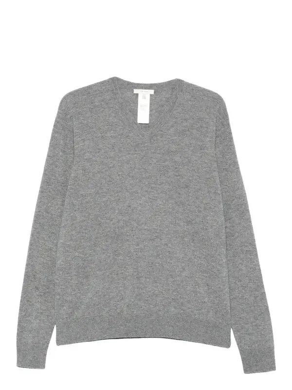 THE ROW Nian V-neck Sweater - Grey