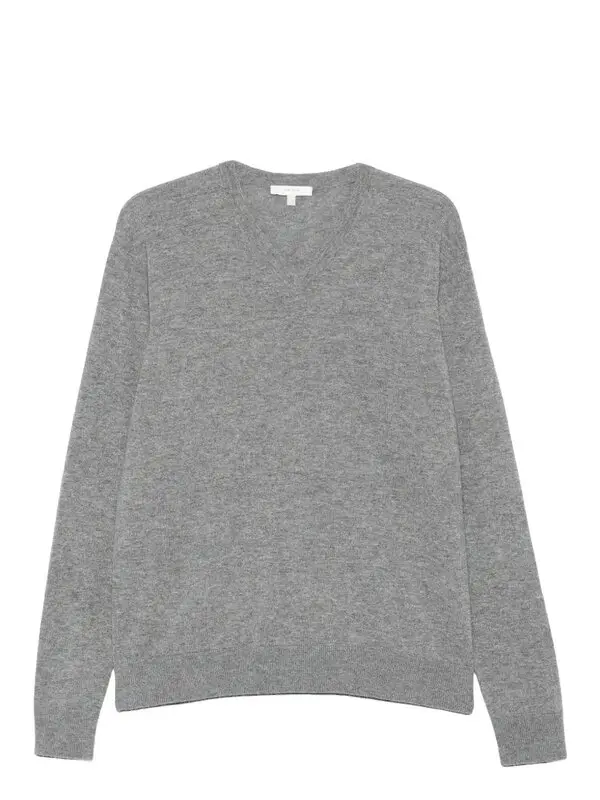 THE ROW Nian V-neck Sweater - Grey