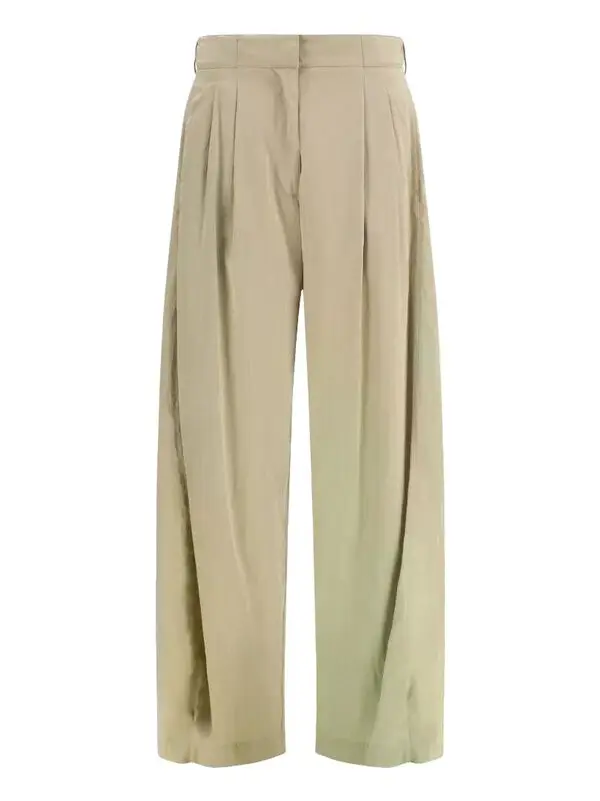 THE ROW Iven Pleated Trousers - Neutrals
