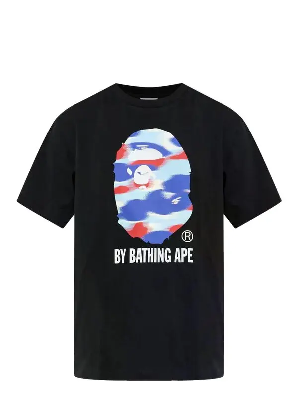 A BATHING APE Printed T-shirt - Black