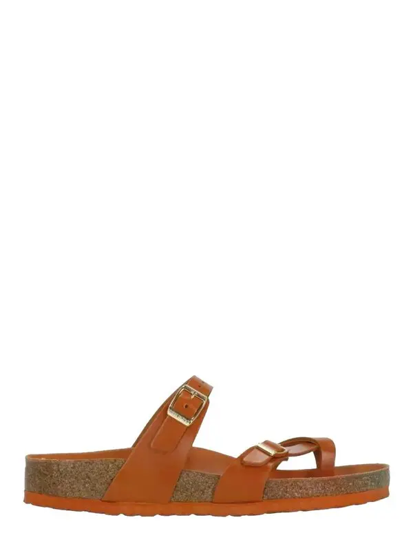 BIRKENSTOCK Mayari Leather Sandals - Orange