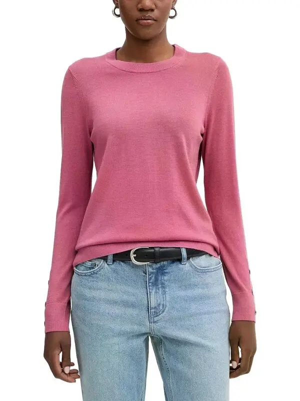 Michael Kors Button-detailed Sweater - Pink