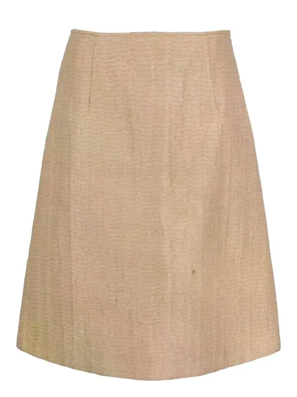 Miu Miu A-line Midi Skirt - Neutrals
