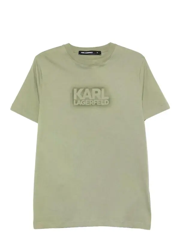 Karl Lagerfeld Logo-detail T-shirt - Green