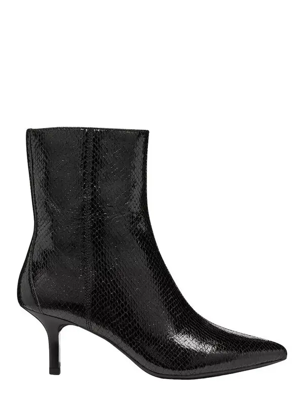 Geox Pointed-toe Ankle Boots - Black